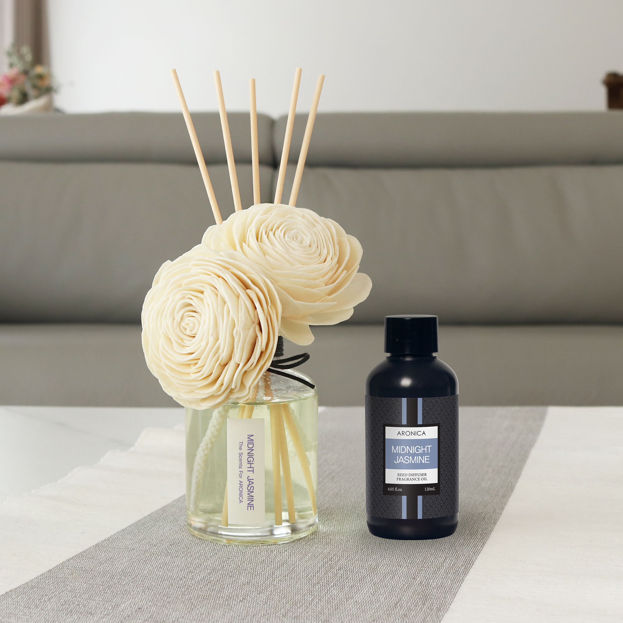 Aronica Pure Lilac Reed Diffuser Refill - 120ml - Aronica Diffuser